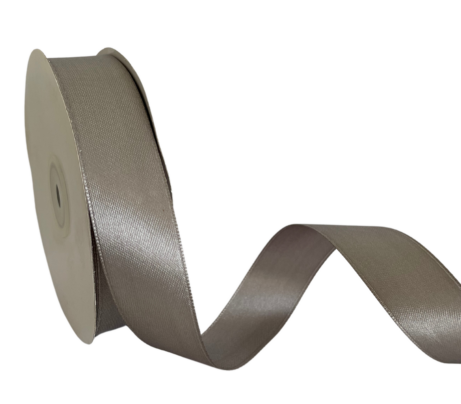 Grey satin ribbon store