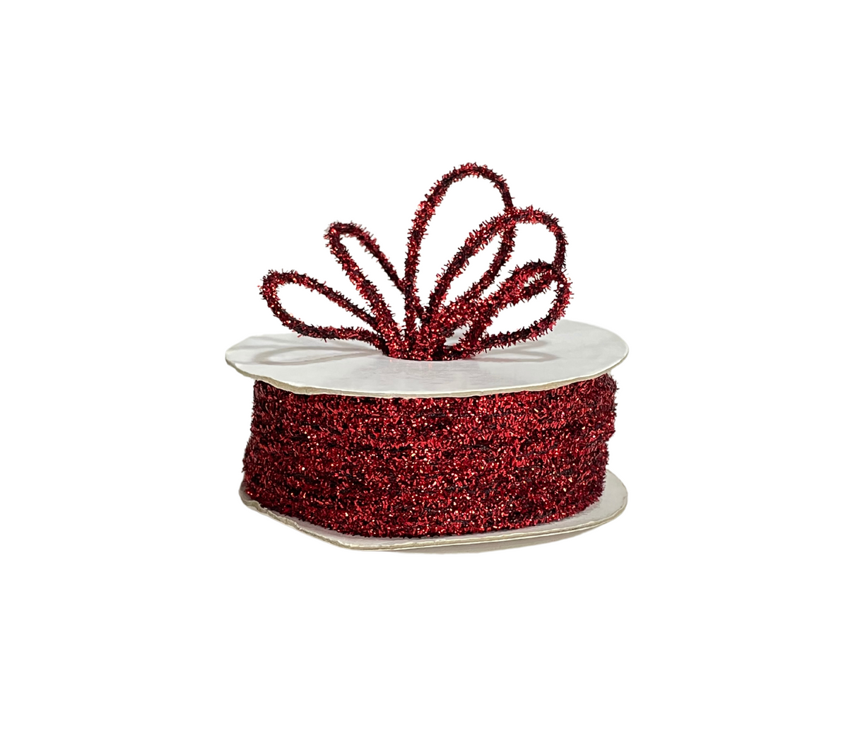 RED TINSEL TWINE RIBBON (03MM | 18MTR) – RIBBONIZE
